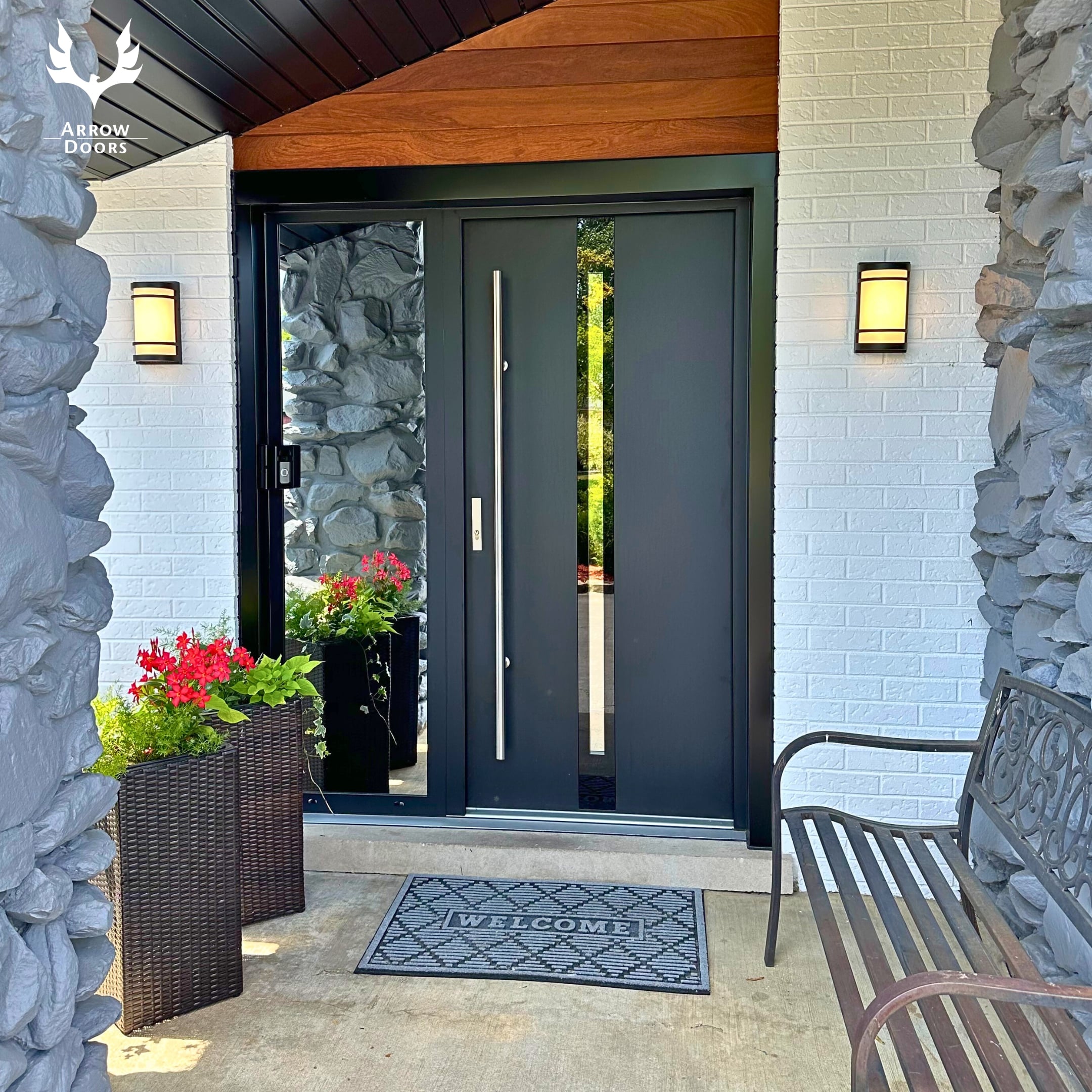 Modern Exterior Aluminum Doors | Chicago IL | Arrow Doors & Windows